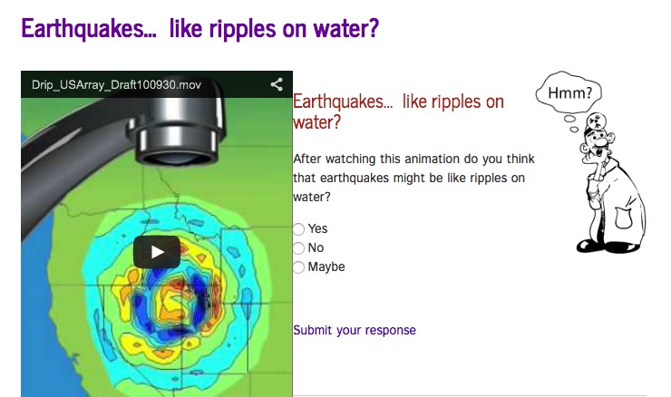 Earthquakes... Like ripples on water?- Incorporated Research ...